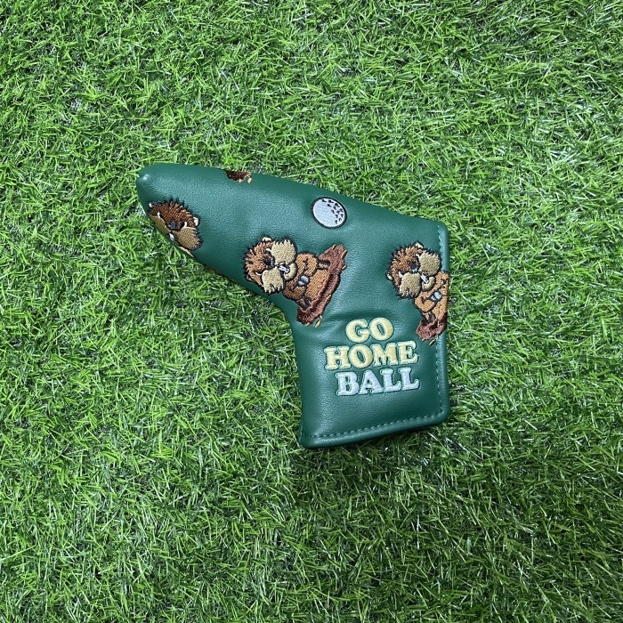 Jual Green Go Home Ball Putter Blade Golf Head Cover Golf Penutup ...