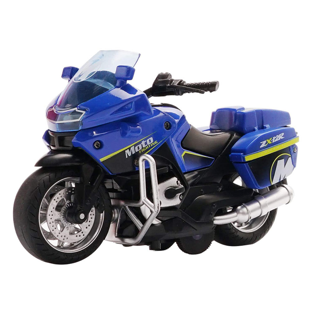 Jual Miniature Motorcycle Model Toy Men's Racing Friction Powered Child ...