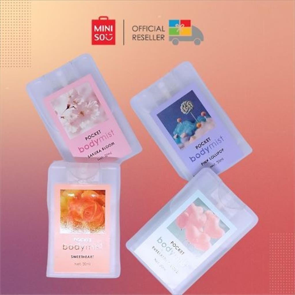 Jual MINISO Pocket Body Mist Cewek 20ml | Shopee Indonesia