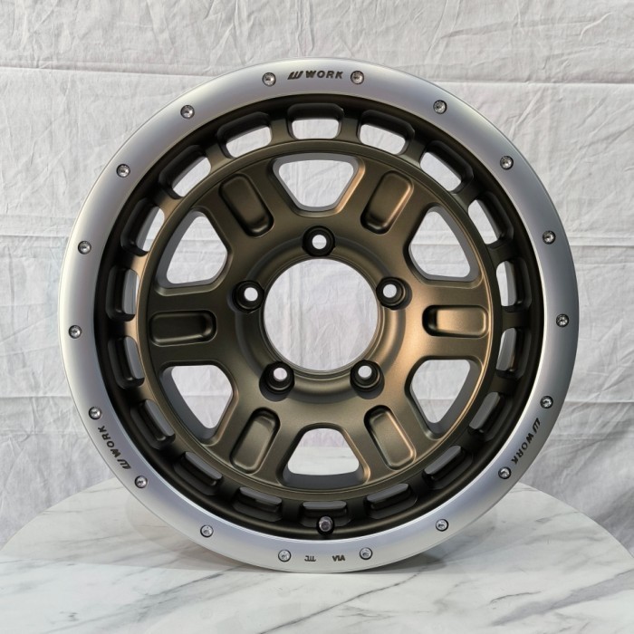 Jual 4 buah Velk WORK CRAG T-GRABIC II 16x5.5 5H 139.7 et0 Brown Polish ...