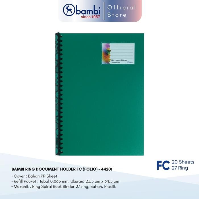 Jual Bambi Dokumen Folder Folio Tipe Document Pocket Edisi Display Book ...