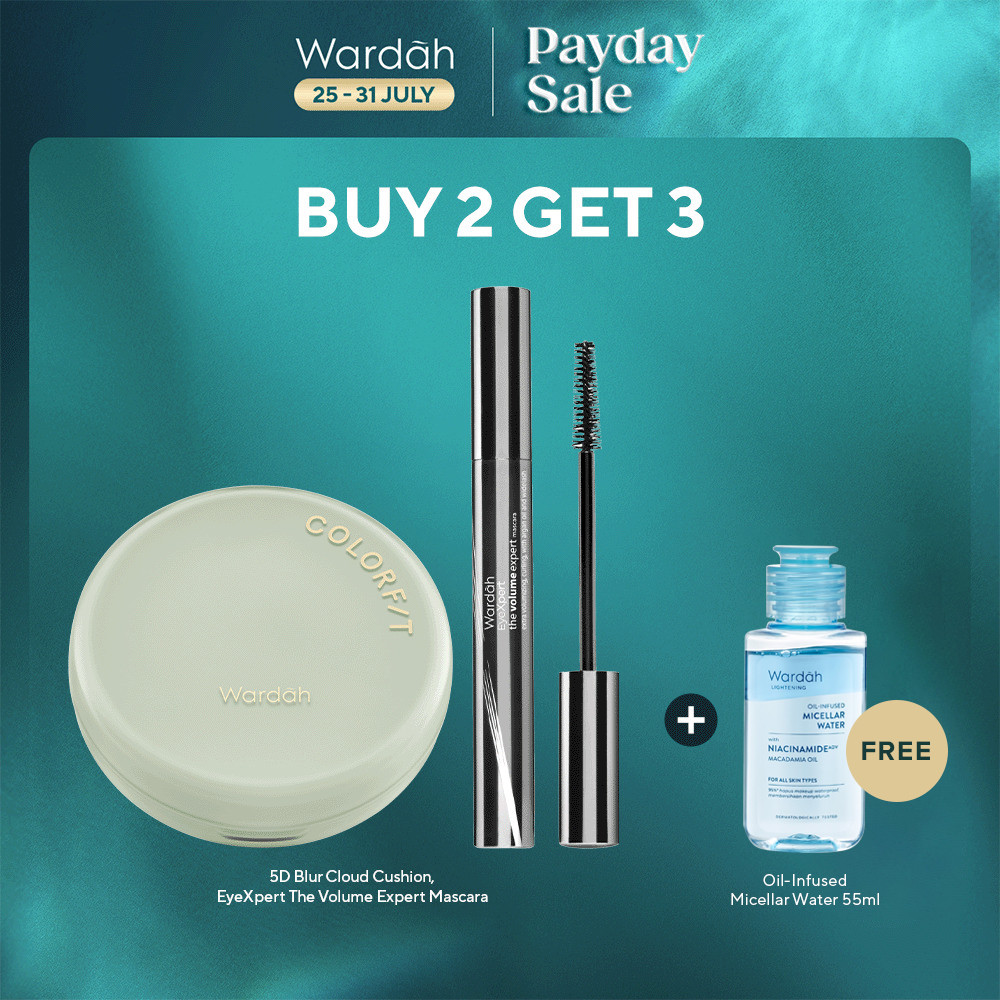 Jual [BUNDLE HEMAT] Wardah Paket EyeXpert The Volume Expert Mascara ...