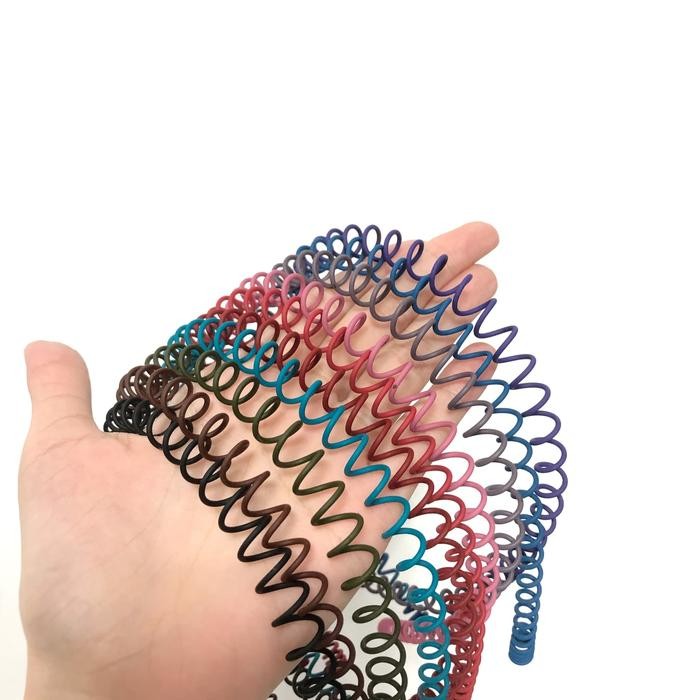 Jual BARU!! Bando Polos Besi Spiral – Hairband Made in Korea - 21219 ...