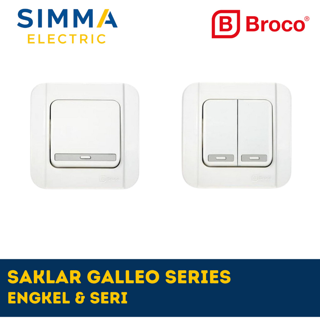 Jual Broco Saklar Galeo Series Saklar Engkel Saklar Seri Broco Saklar ...