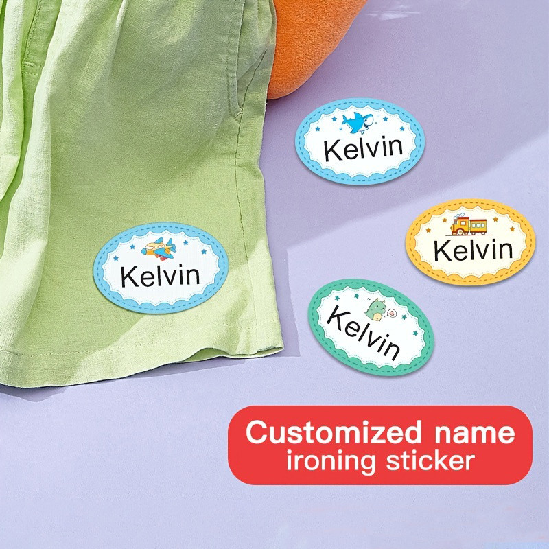 Jual Personalized Waterproof Name Stickers for Kids - Custom School ...