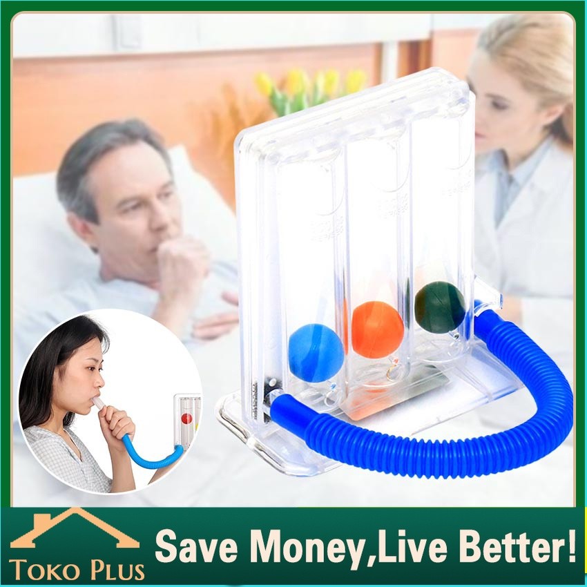 Jual Respirometer Incentive Spirometry Fisioterapi Nafas Spirometer 3 ...