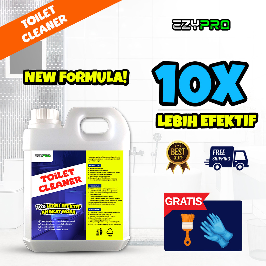 Jual PROMO EZYPRO Toilet Cleaner 1L Pembersih Noda dan Kerak Membandel ...