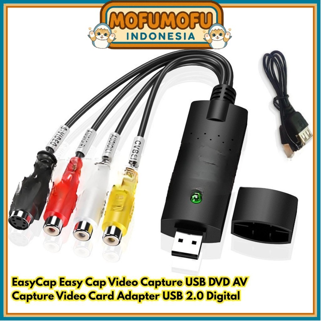 Jual EasyCap Easy Cap Card USB AV DVD Adapter BR189 Capture Digital USB ...