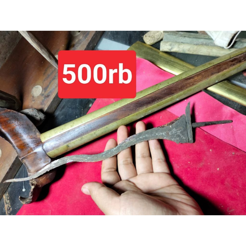 Jual keris jaran goyang dari Wesi aji pamor tersembunyi termurah sepuh ...