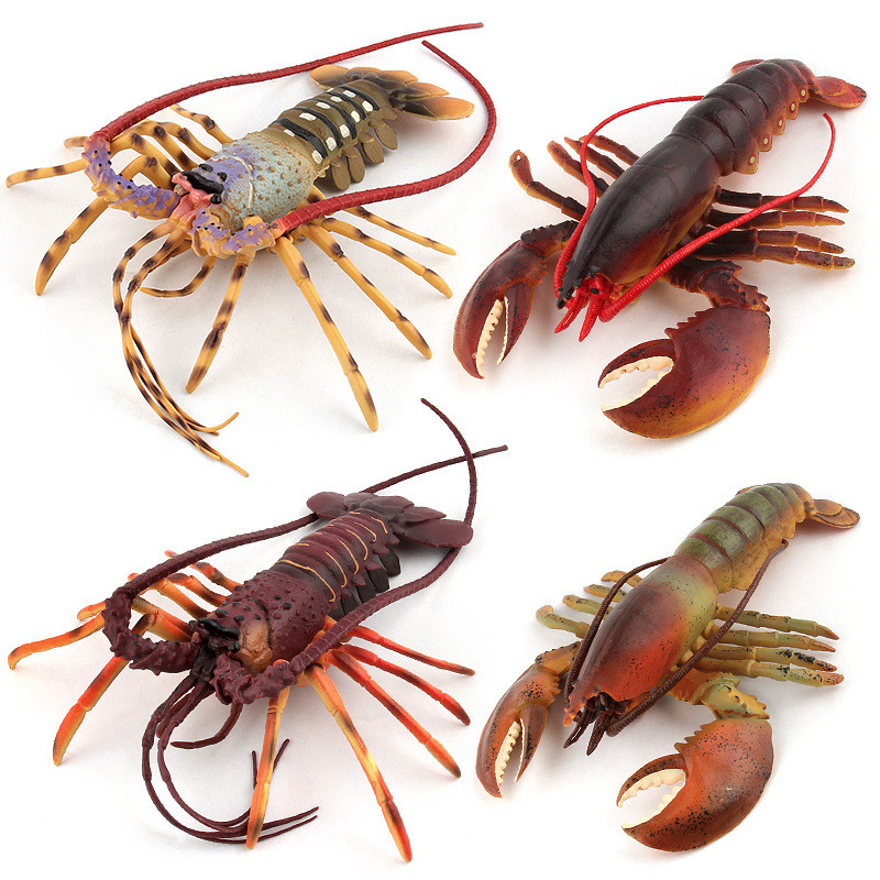 Jual Realistic Marine Simulation Lobsters Model Solid Sea Life ...