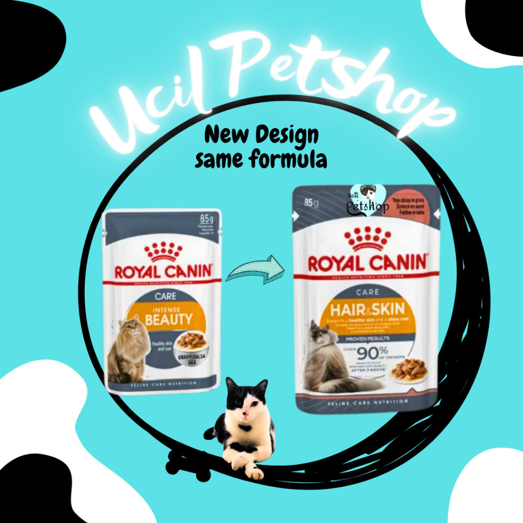 Jual Royal Canin Intense Beauty Adult Cat Wet Food Pouch 85gr x 12Pcs ...
