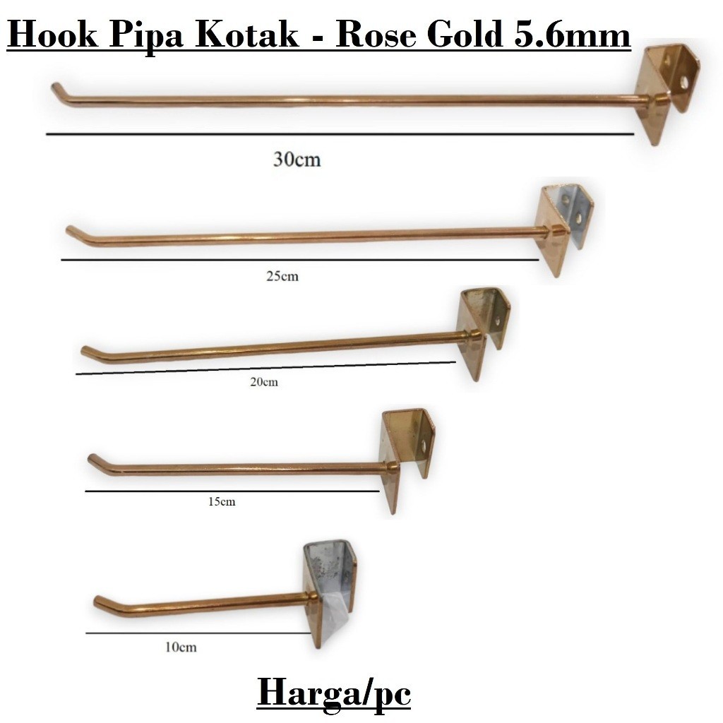 Jual HHS HUK/HOOK Stainless Pipa Kotak/Cantolan Ram Kawat Besi ...