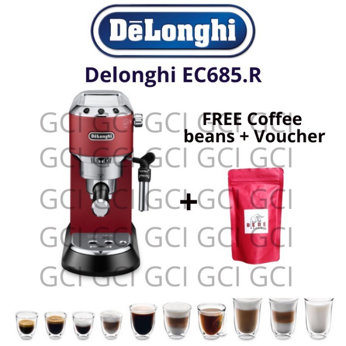 Jual Mesin Kopi Espresso EC685 R / Delonghi EC 685 R Dedica Coffee Maker | Shopee Indonesia