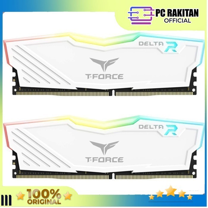 Jual TEAM T-FORCE DELTA RAM LONGDIMM DDR4 64GB (32GBX2) 3600MHZ RGB ...