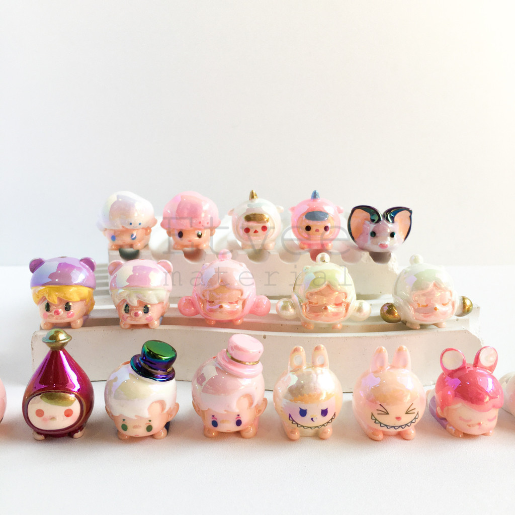 Jual Mote manik UV bead 3D popmart dimoo pucky labubu zimomo molly ...