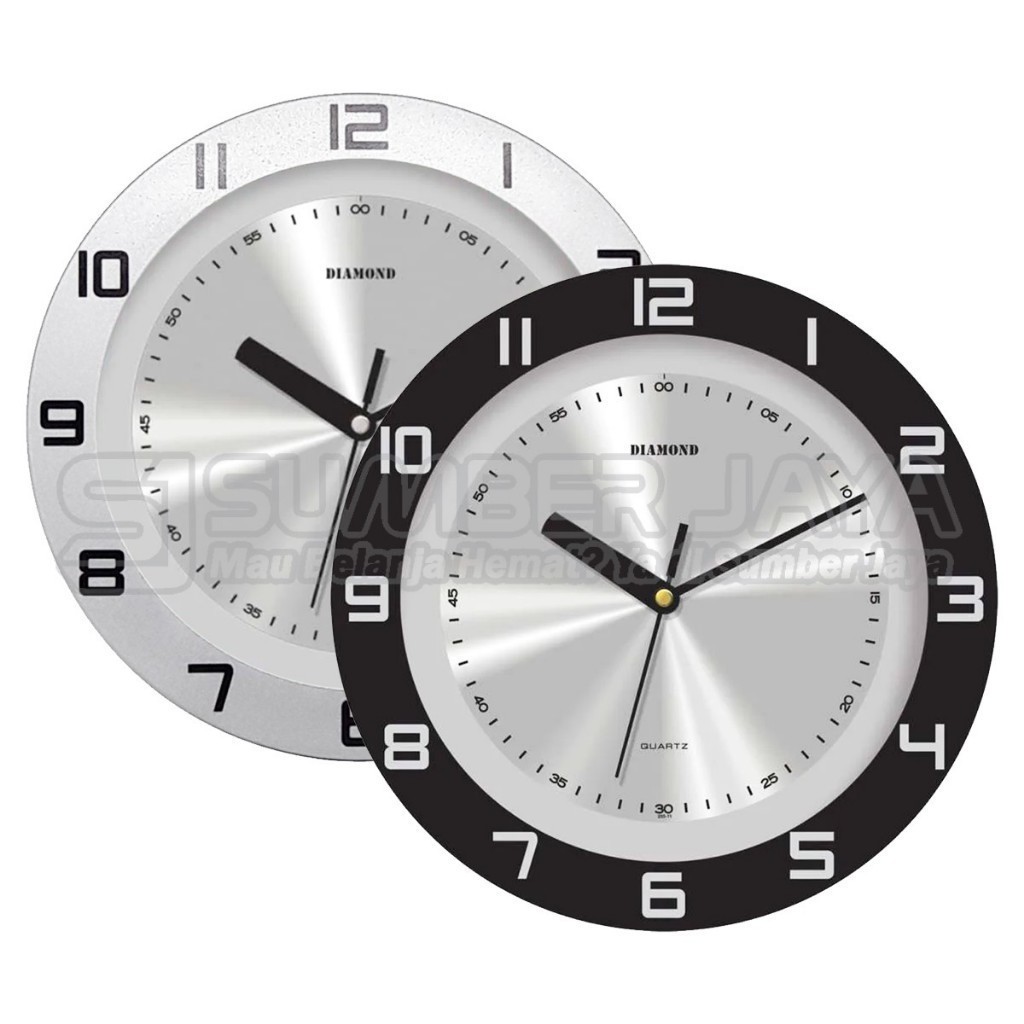 Jual Jam Dinding Diamond 202T-11 Jam Bulat Wall CLock | Shopee Indonesia
