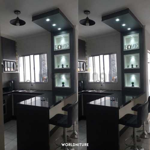 Jual Dalton Meja Bar Mini Bar Minimalis Modern Full Set 120 Cm dan 150 ...