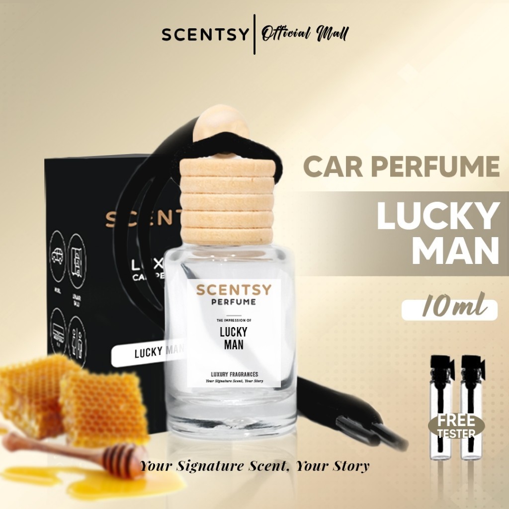 Jual SCENTSY Parfum Mobil LUCKY MAN Pengharum Anti Mual Pewangi Ruangan ...