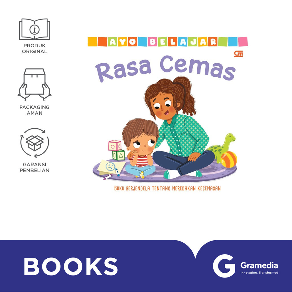 Jual Ayo Belajar: Rasa Cemas *Board Book | Shopee Indonesia