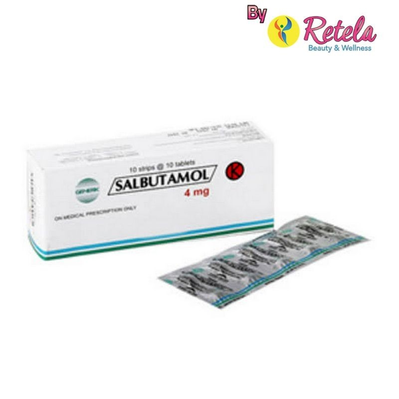 Jual SALBUTAMOL 4MG 1 STRIP 10 TABLET (Gen-KF) | Shopee Indonesia