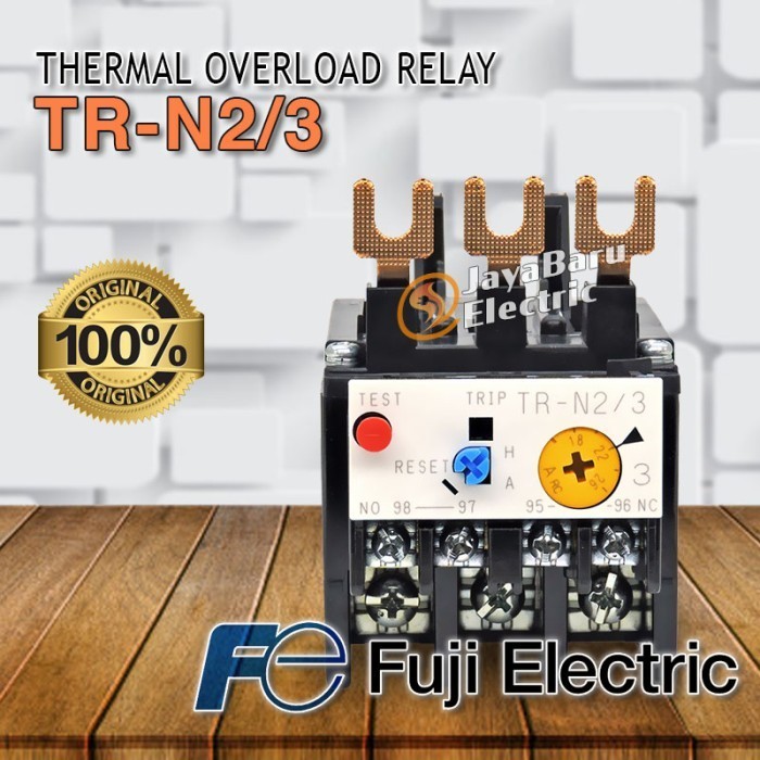 Jual Thermal Overload Relay Fuji TR-N2/3 TRN2 TR-N2 | Shopee Indonesia