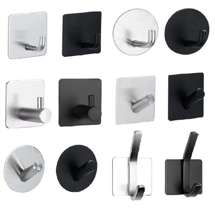 Jual Gantungan Dinding Hook Hanger Tempel Kuat Minimalis 3M Kapstok ...