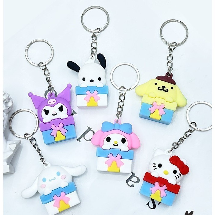 Jual AYN Gantungan Kunci Gift Box Lucu Karakter Kartun Kekinian/Key ...