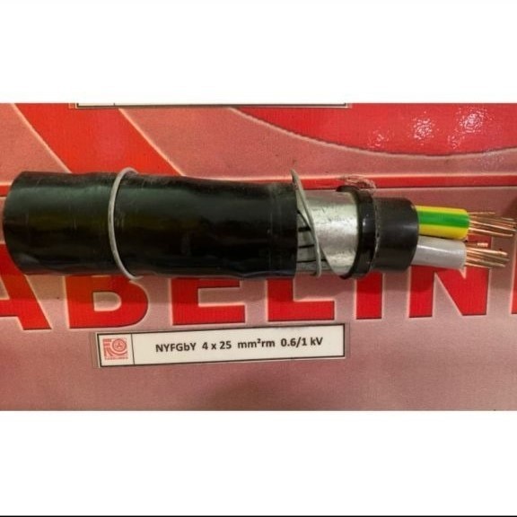 Jual KABEL TANAM NYFGBY 4x25MM 4X25 MM KABELINDO METERAN ECERAN ...