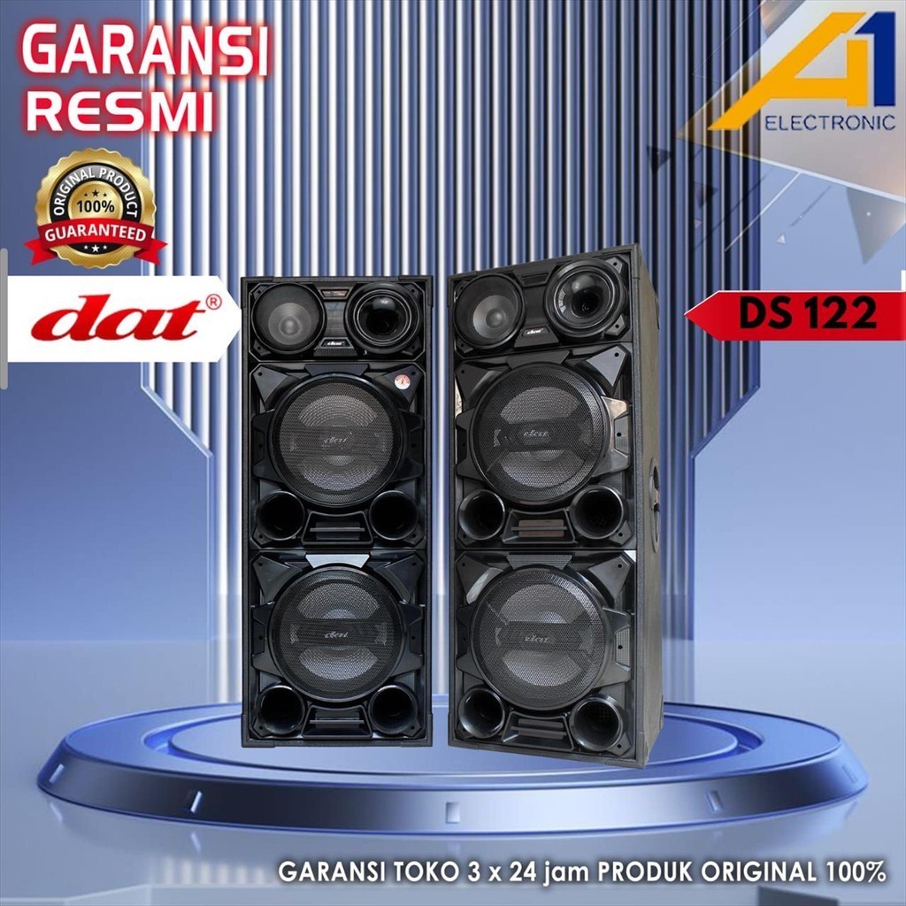 Jual Speaker Aktif DAT DS 122 / DS122 Aktif dan Pasif 12 Inch | Shopee ...