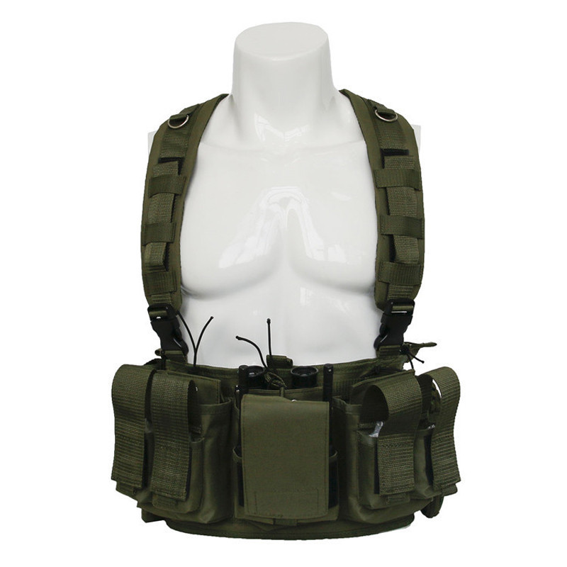 Jual Tactical Vest Airsoft Combat Assault Chest Rig Vest Training ...