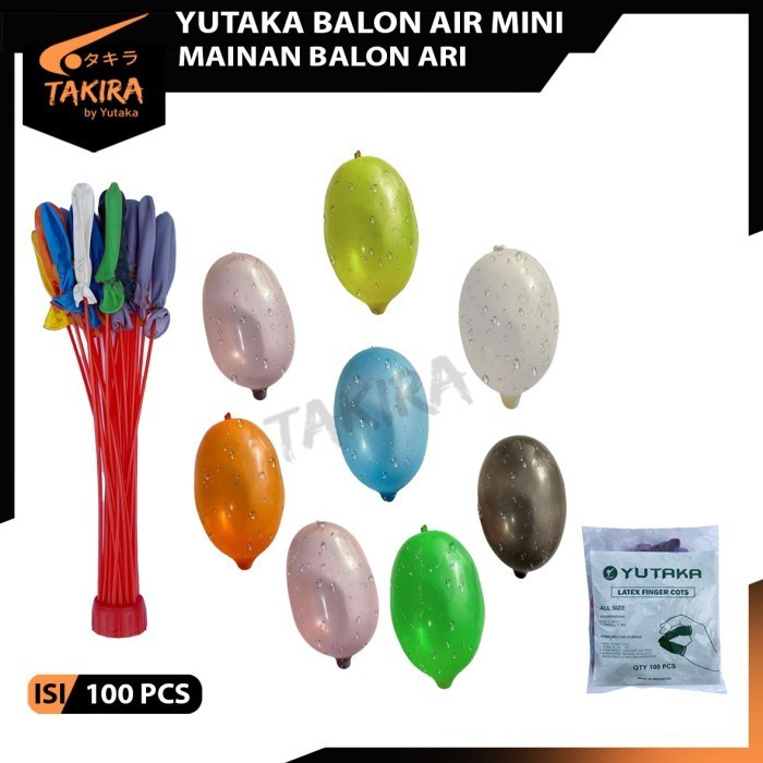 Jual Balon Air Mini Balon Mainan Balon Jari Isi 100 pcs /Termurah ...