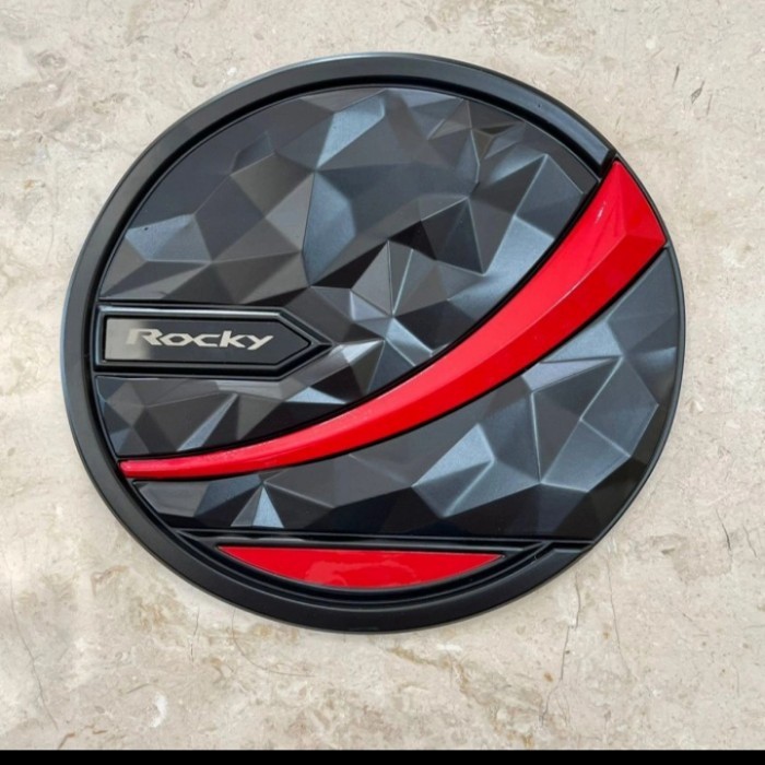 Jual TANK COVER BENSIN DHAIHATSU ROCKY 2021 HITAM LIS MERAH | Shopee ...