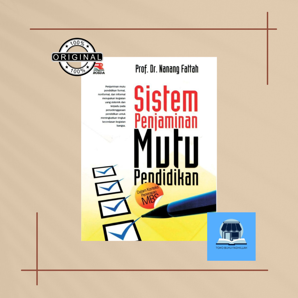 Jual SISTEM PENJAMINAN MUTU PENDIDIKAN | Shopee Indonesia
