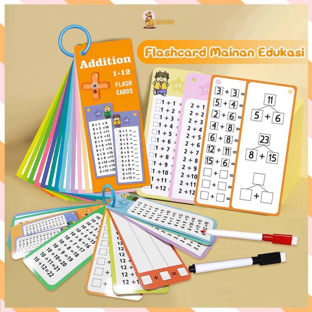 Jual Edden Mainan Kartu Edukasi Flashcard Anak Bayi Alat Bantu Belajar ...