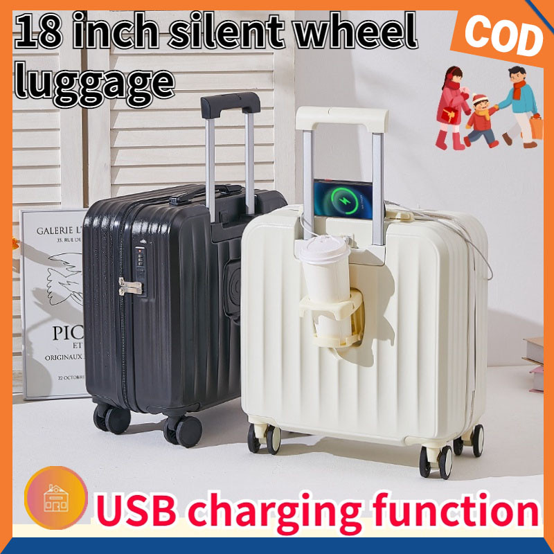 Jual 18 INCI KOPER ZIPPER /KOPER STAND CUP /DESAIN BARU USB CHARGER ...