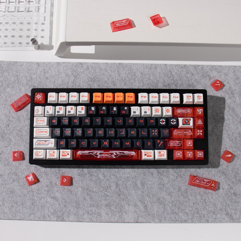 Jual 157 tombol Future Mechanical Cool keycaps Cherry Profile PBT PC ...