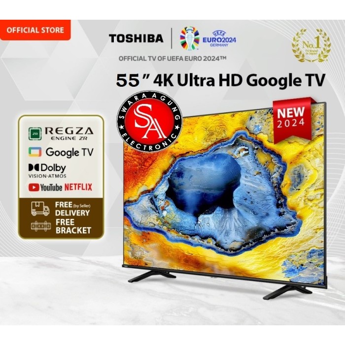 Jual Led UHD 4K Google TV 55 Inch TOSHIBA Type : 55C350NP - Free Bracket ( Medan ) | Shopee ...