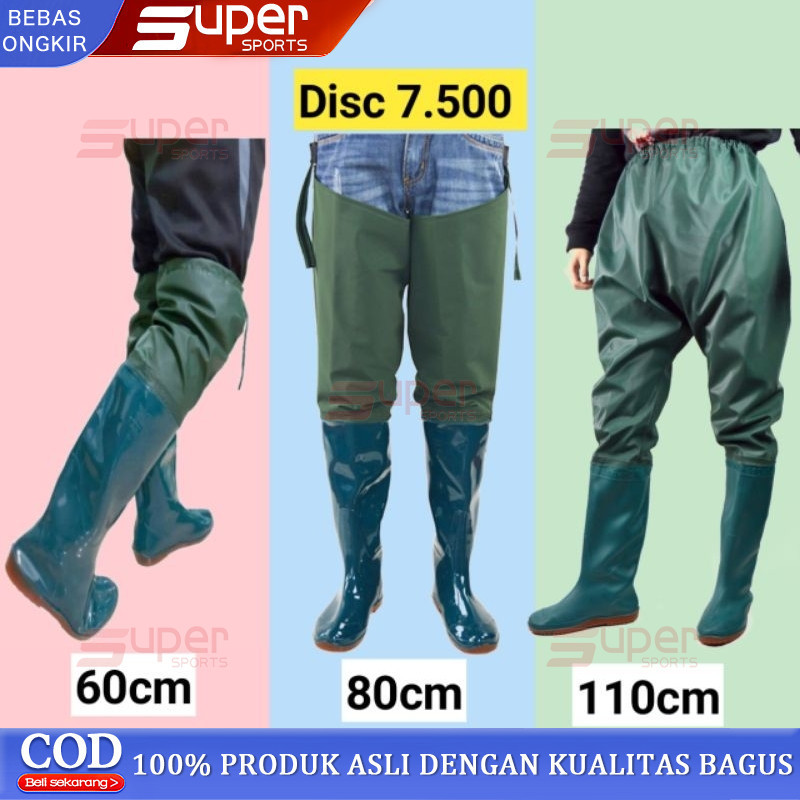 Jual Sepatu Bot Sawah Panjang Pria Sepatu Bot Tinggi Tahan Air Impor ...