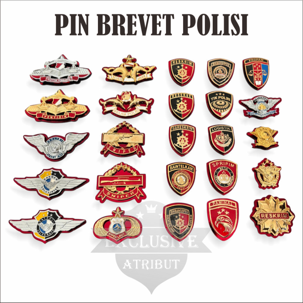 Jual EXCLUSIVE_ATRIBUT ATRIBUT POLRI / PIN POLRI / KEWENANGAN POLRI ...