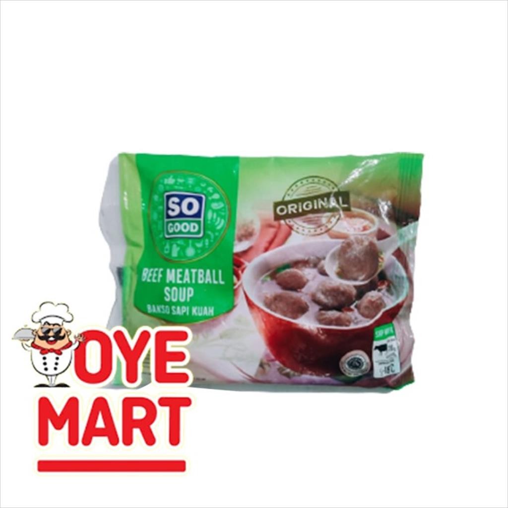 Jual SO GOOD BAKSO SAPI KUAH 120GR ISI 8PCS / BAKSO FROZEN FOOD ...