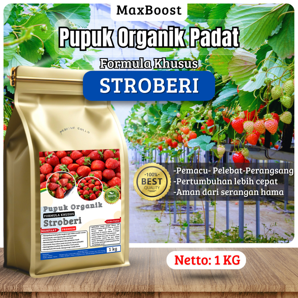 Jual Pupuk organik granule booster, formula khusus tanaman Stroberi ...