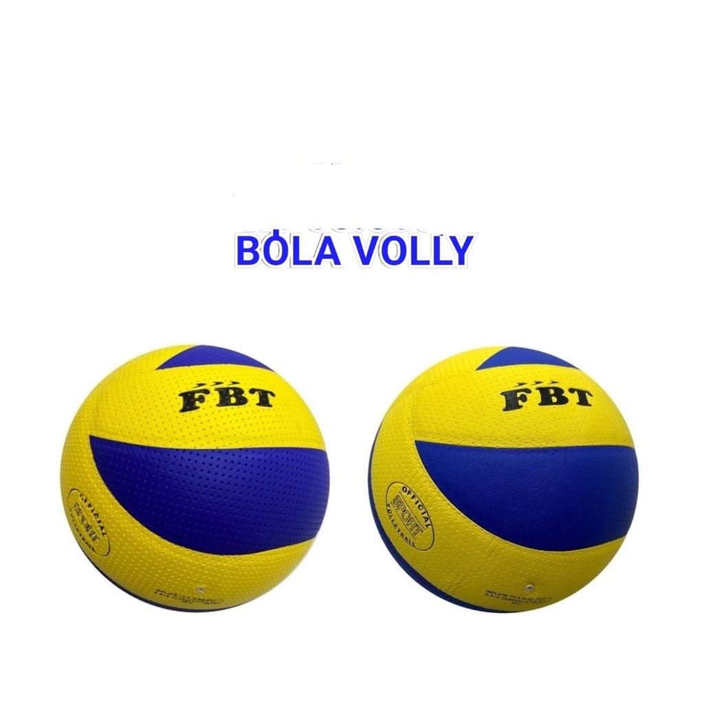 Jual BVFBT Bola volley volly voly voli FBT bintik MOTIF 2 WARNA BIRU ...