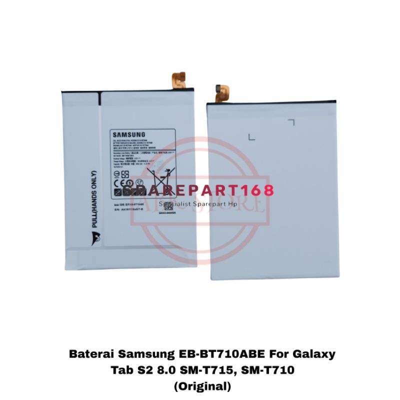 Jual BATRE BATERAI BATTERY SAMSUNG GALAXY TAB S2 8.0 SM-T715 / SM-T710 ORIGINAL ( Sparepart168 ...