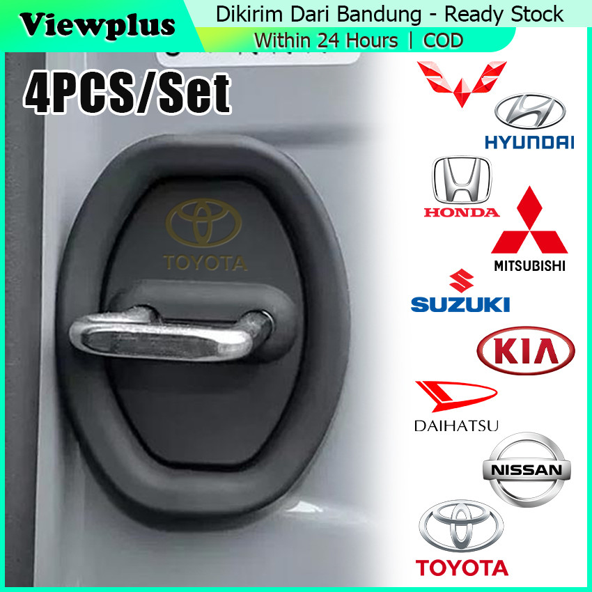 Jual 4Pcs/Set Car Door Lock Cover Universal dengan LOGO Untuk Avanza ...