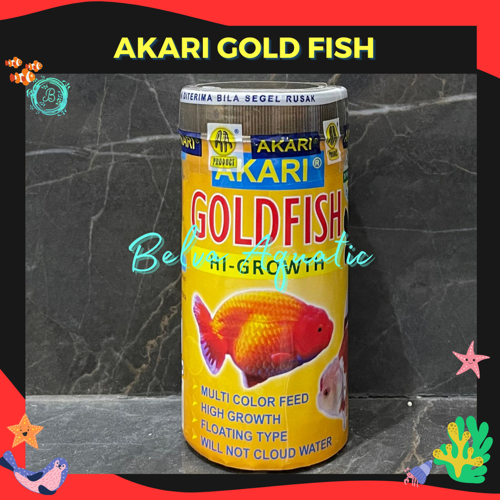 Jual Akari Goldfish Hi Growth 100g Pakan Ikan Gold Fish PPakan Koki ...