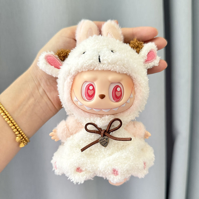 Jual 17cm Labubu I II Idol Dolls Clothes Kawaii Cute Sheep Dress ...