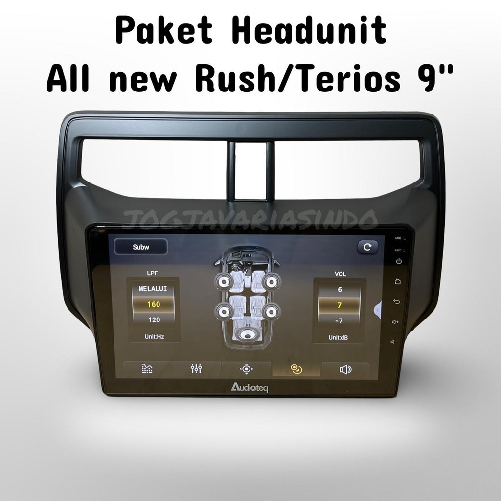 Jual Paket Head Unit 9 inch Oem PNP All New Rush Terios Tahun 2018-2021 ...