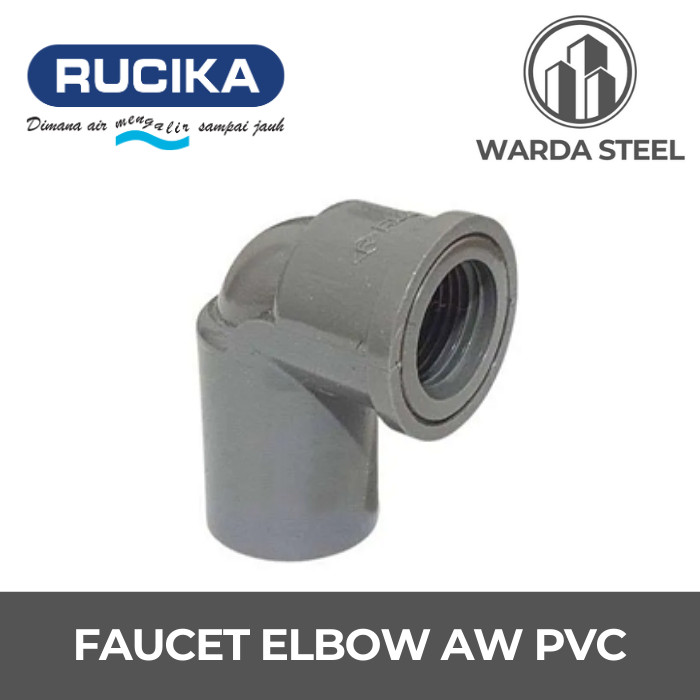 Jual Knee Drat Dalam 1/2" PVC RUCIKA - Faucet Elbow Keni Knie KDD 1/2 Inch | Shopee Indonesia