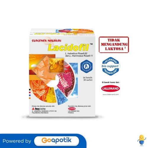 Jual Lacidofil 1 Gram Serbuk Box 30 Sachet | Shopee Indonesia