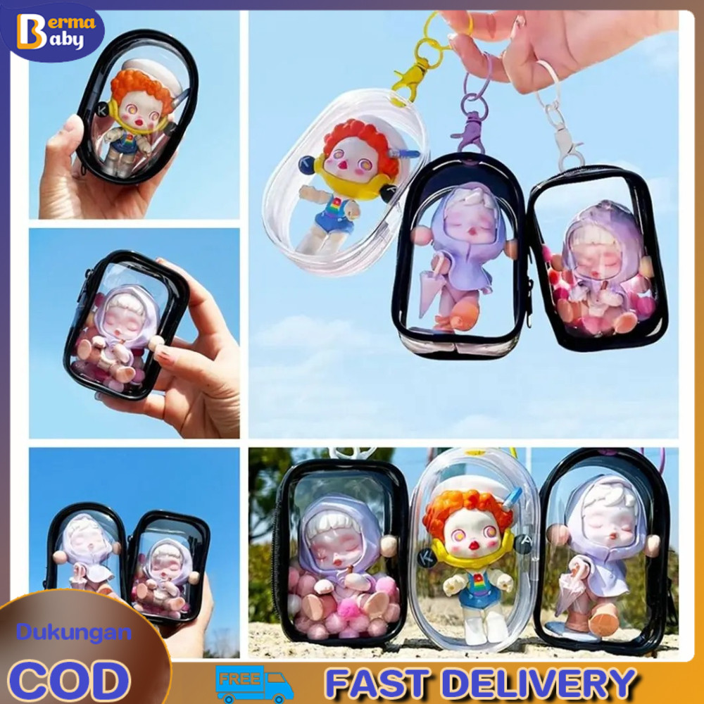 Jual Berma Baby Tas Boneka PVC Pouch Tas Penyimpanan Display Boneka ...